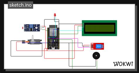 Smart Security System Wokwi Esp32 Stm32 Arduino Simulator