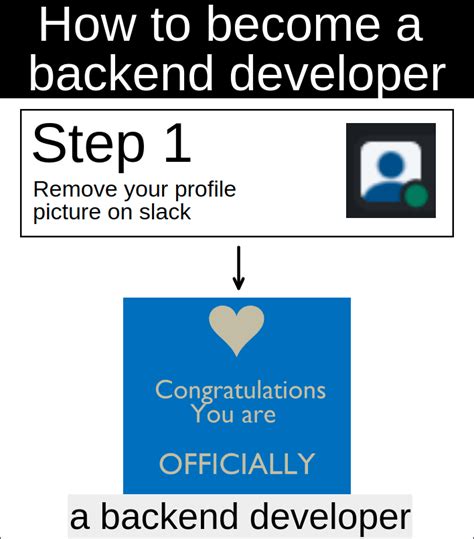 One Weird Trick To Become A Backend Developer R ProgrammerHumor