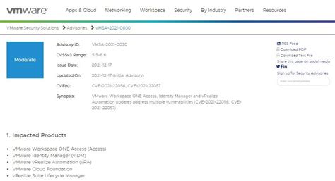 Vulnerabilidad Ssrf En El Software De AutenticaciÓn Vmware PodrÍa
