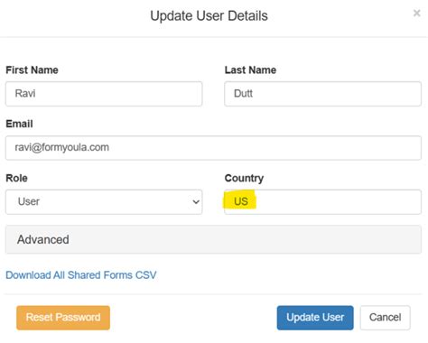 Show Hide Form Fields Based On User S Country