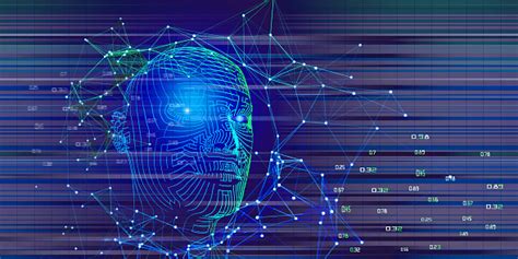 어두운 선에 흐린 3d 그리드 헤드의 기술 배경 비즈니스 및 사이언을 위한 인공 지능 개념 Ai 0명에 대한 스톡 사진 및 기타 이미지 Istock