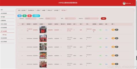 前后端分离vue3springboot大学生志愿者信息管理系统 Csdn博客