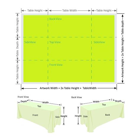 Print Table Cloth Custom Size Full Colour Cetak Kain Meja