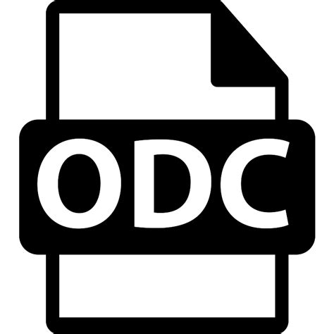 Odc File Format Vector SVG Icon SVG Repo