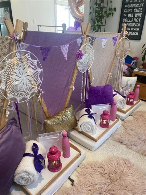 Violet Dreams Angels Teepees Slumber And Spa Parties