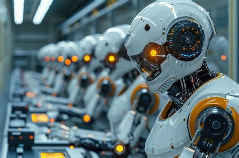 Future Factory Intricate Robotics Redefining Production Premium Ai Generated Image