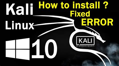 Fixed Install Kali Linux On Windows 10 Win Subsystem For Linux