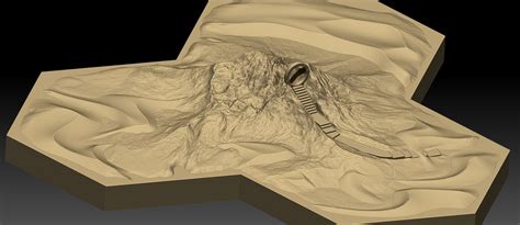 3d Hexagonal Map Turbosquid 1714558