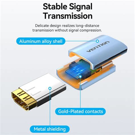 Vention K HDMI Female To Female Coupler Connector With Gbps Tra JG Superstore