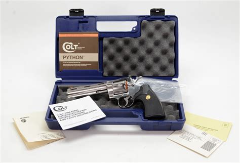 Colt Python 357 Mag 6 Inch Satin Stainless Like New Condition Dom 1983 Custom Shop