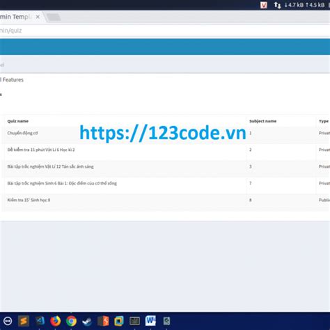 source code webiste thi trắc nghiêm trực tuyến php có báo cáo