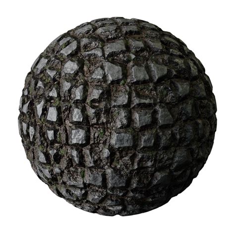 Cobblestone Free Stone Materials Blenderkit