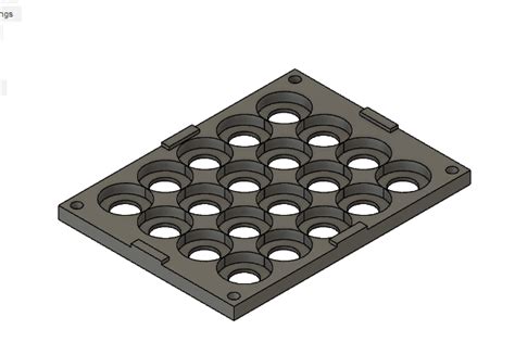 🚗 Modular Miniature Figures Storage Tray・free Stl File For ・cults