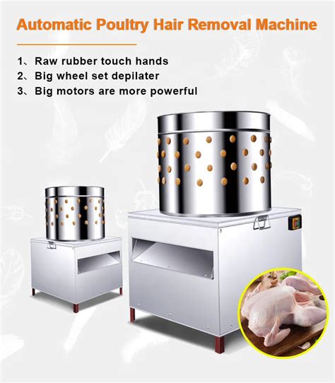 Chicken Plucker De Feather Machine Commercial Chicken Poultry Plucker
