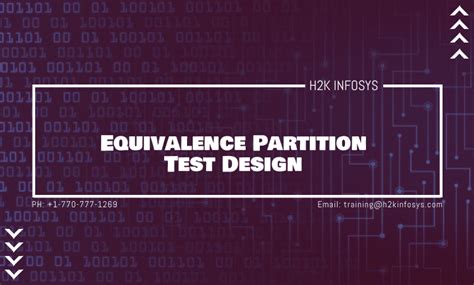 equivalence partition test design h2k infosys blog