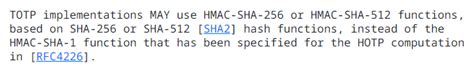 Multi Factor Authentication Use Hmac Sha Or Hmac Sha With The