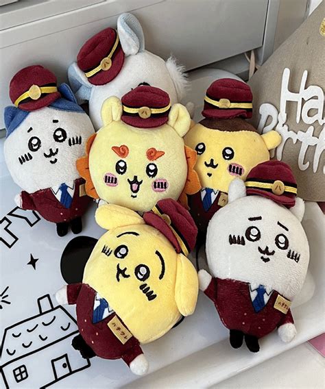 당일출고신상 먼작귀 키링 인형 역무원 기장 하치와레 치이카와 모몽가 우사기 에이블리