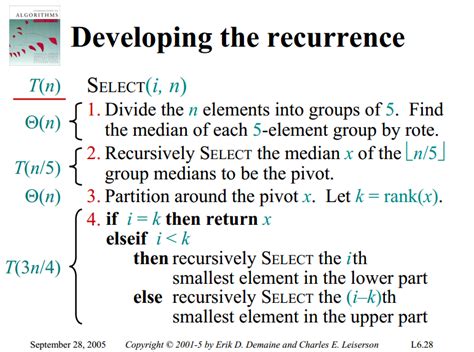 Algorithms How To Find The Median Of 5 Elements By Rote And Its Time