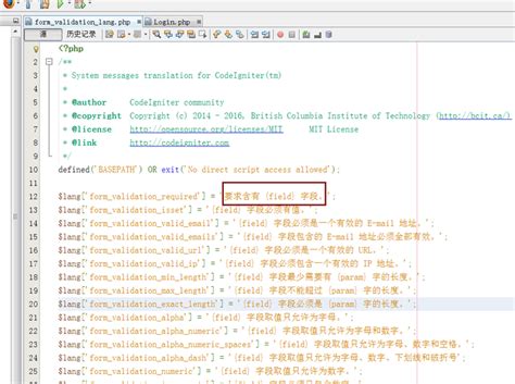 Codeigniter 已解决 如何将ci的表单验证里面 Field 改成中文 Segmentfault 思否