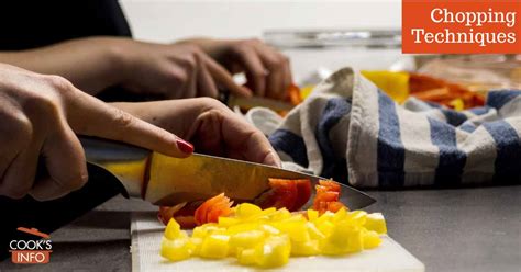 Chopping Techniques Cooksinfo