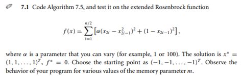Solved 71 Code Algorithm 75 And Test It On The Extended