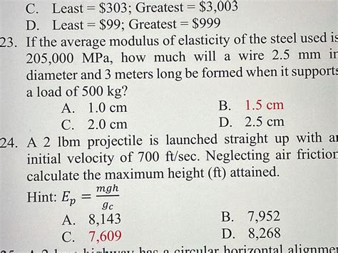 If The Average Modulus Of Elasticity Of StudyX