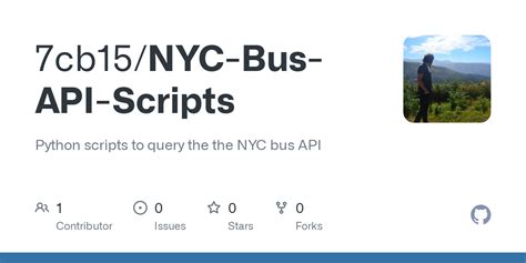 Github 7cb15nyc Bus Api Scripts Python Scripts To Query The The Nyc Bus Api