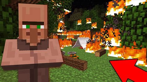 ЭТОТ ЖИТЕЛЬ УСТРОИЛ ПОЖАР В ЛЕСУ В МАЙНКРАФТ Риколит Minecraft Youtube
