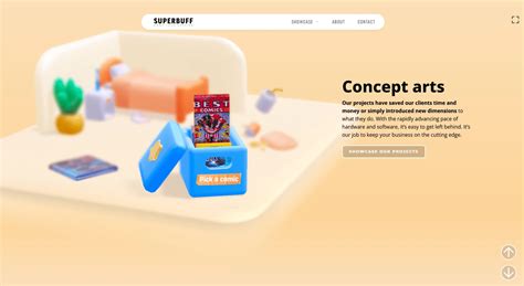 Interactive 3d Spline For Superbuffs Website By Emilie Thonat