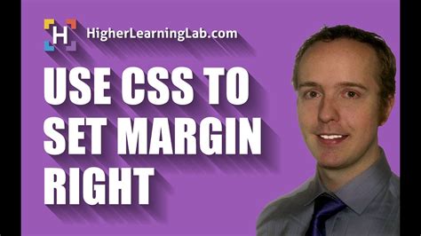 How To Use Css Margin Right Youtube