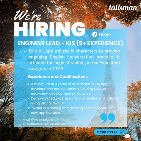 Talisman Corporation On Linkedin Swiftui Engineers Ios Xcode