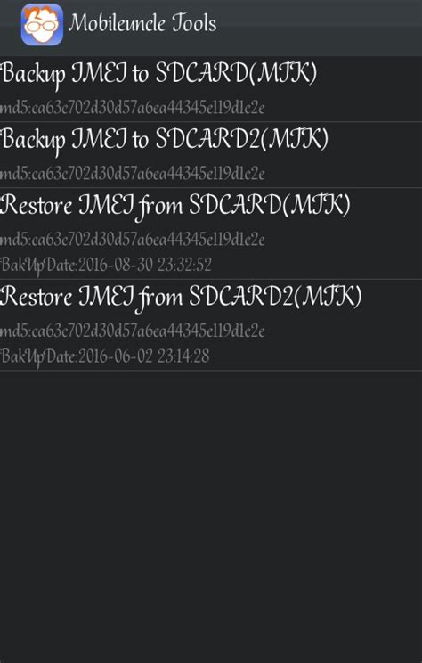 How To Backup And Restore Your Device Imei ~ Custom Droid Rom