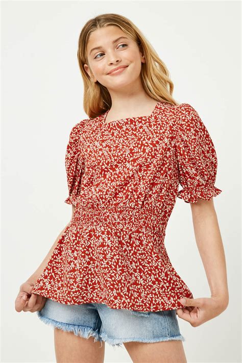 Girls Printed Tops Cute Girls Clothes Hayden Girls