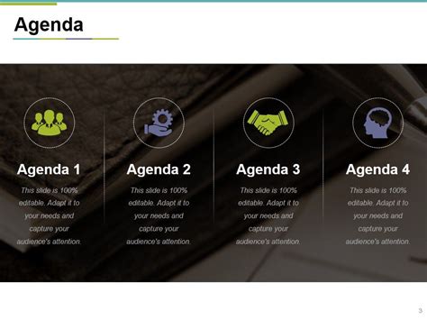 Sample Agenda PPT Ppt PowerPoint Presentation Complete Deck With Slides