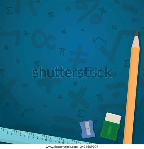 Math Design Layout Mathematics Layout Ruler Stock Vector Royalty Free