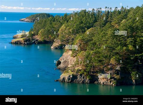 Shoreline From Deception Pass Bridge Deception Pass State Park