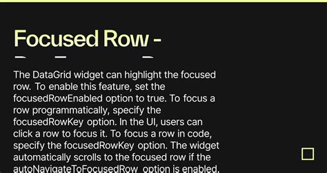 Focused Row Devextreme Data Grid Codesandbox