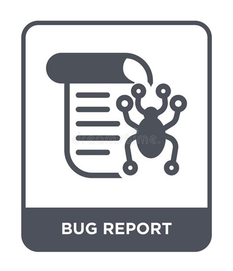 Report Icon In Trendy Design Style Report Icon Isolated On White Background Stock Vector