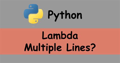 Python Use Lambda To Create A Function For Simple Logic Technical Feeder
