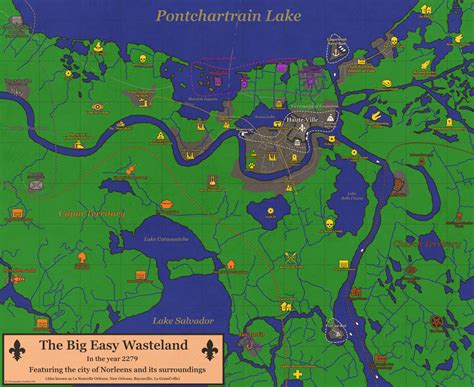 Fallout New Orleans A Fanmade Map By Tezcatlipoca Lf On Deviantart