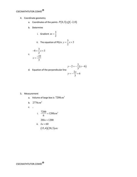 Csec Mathematics January 2009 Solutions Csec Math Tutor