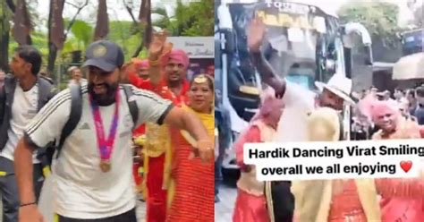 दिल्ली में दिल से टीम इंडिया का स्वागत रोहित हार्दिक का जोरदार डांस