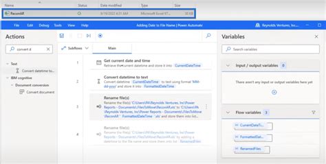 Add Date To Filename In Power Automate Desktop Quant Insights Network