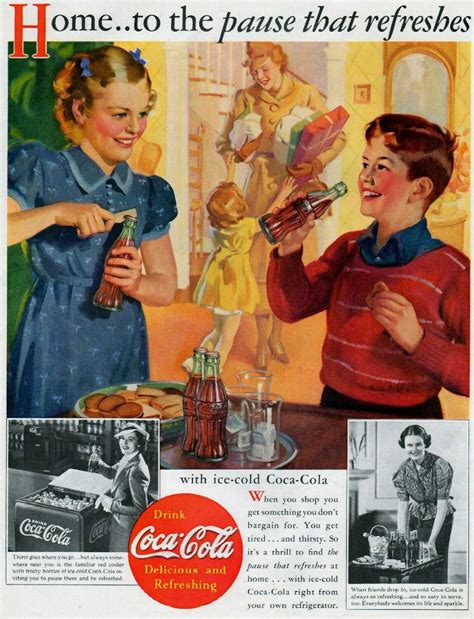 Coca Cola 1937 Coca Cola Ad Coca Cola Vintage Cola