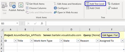 Adding A New Task In Tfs Azure Devops Using Excel