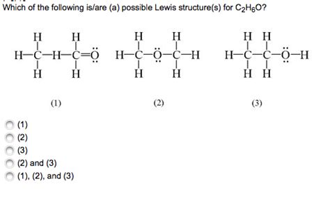 C2h6o Lewis Structure