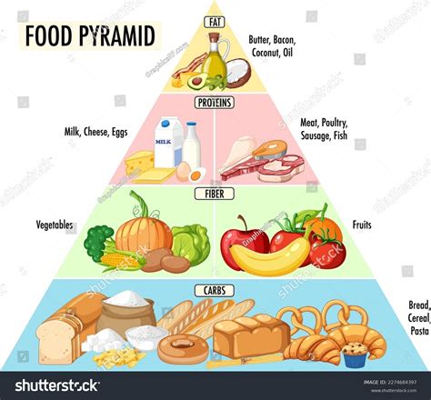 Food Pyramid Picture Photos Images And Pictures Shutterstock