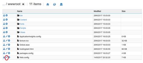 Azure App Service View And Edit The Deployed Nfig With Kudu Daniel Hillebrand