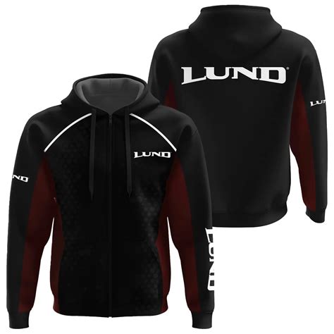 Lund Exclusive Logo Zipper Hoodie Ttfshdz3d081912lbz Lund Hoodie