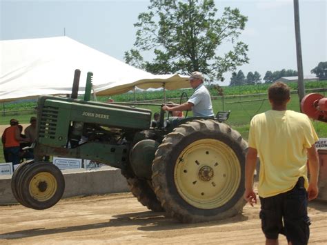Action Packed John Deere Tractor Pull Photos